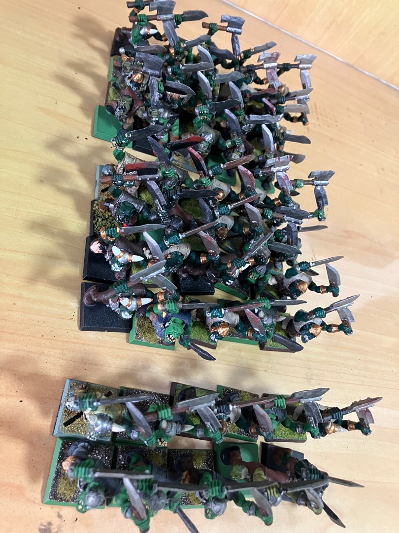 Warhammer Fantasy Orcs 50x, Hobbies & Toys, Toys & Games on Carousell