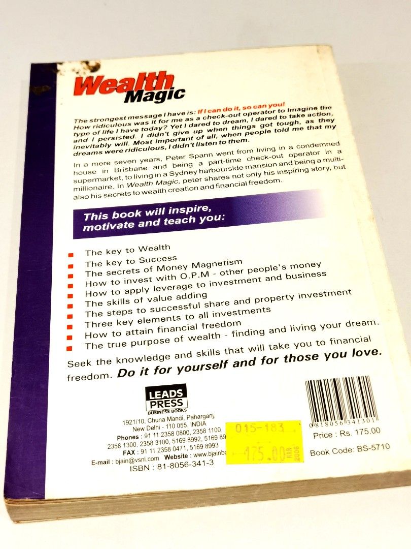 Wealth Magic From Broke To Multi Millionaire In Just 7 Years Book By ...