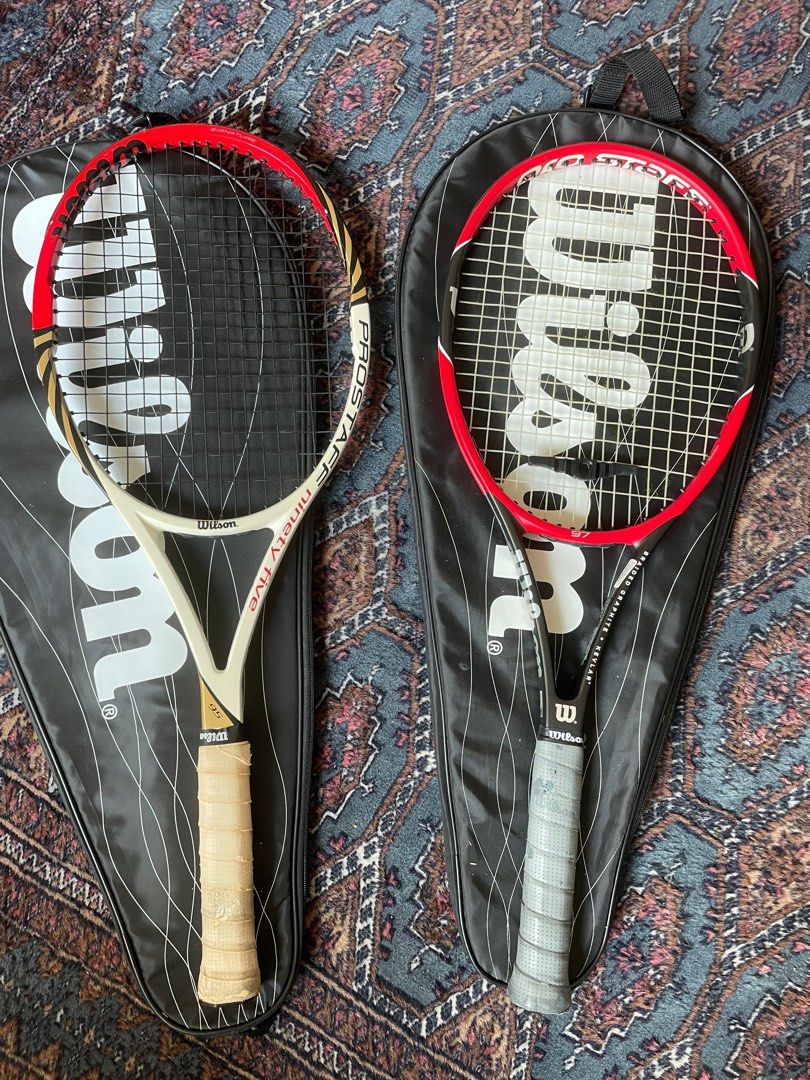 Wilson tennis rackets, Sports Equipment, Sports & Games, Racket & Ball ...