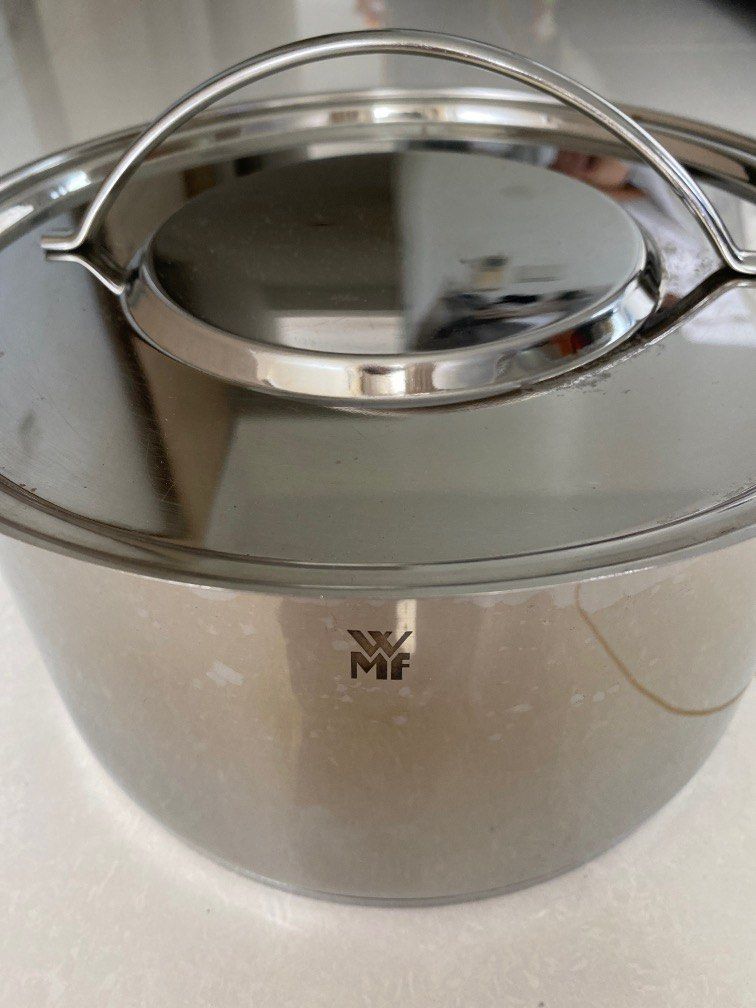 WMF 10 inch stainless steel pot, Furniture & Home Living, Kitchenware ...