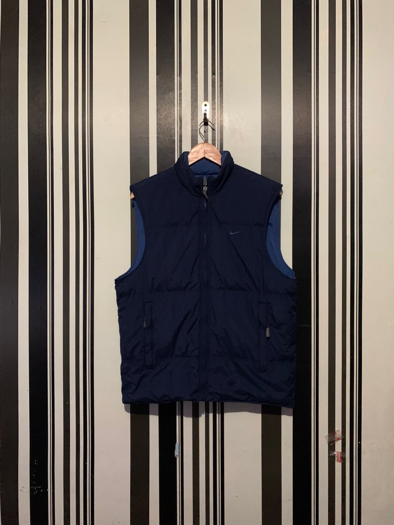 Y2K NIKE REVERSIBLE PUFFER VEST, Men's Fashion, Coats, Jackets and ...