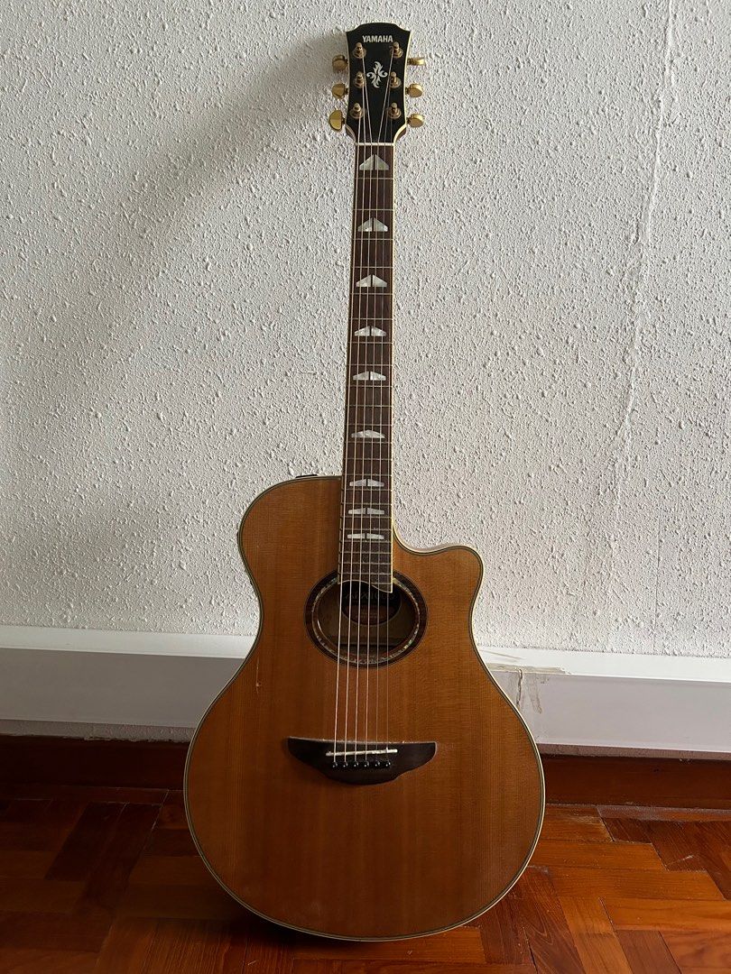 Yamaha Electric Acoustic Guitar, Hobbies & Toys, Music & Media, Musical ...