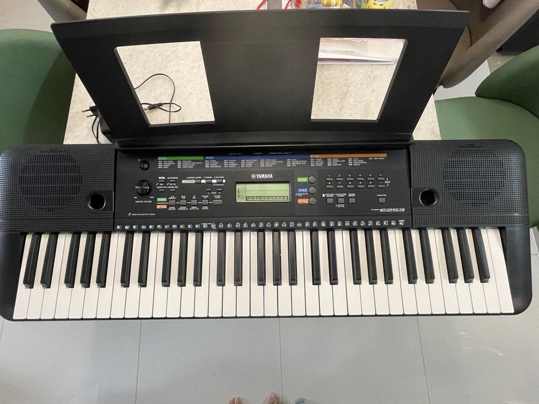 Yamaha Keyboard PSR-E253 Digital Electric Piano organ music key sound ...