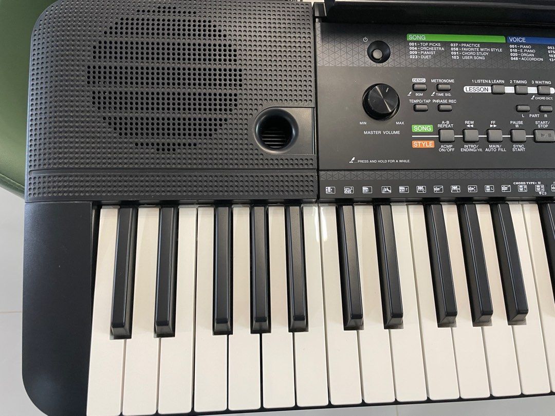 Yamaha Keyboard PSR-E253 Digital Electric Piano organ music key sound ...