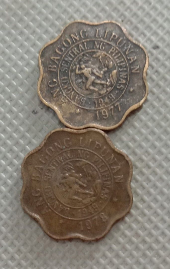 Year set of 5 Sentimo Philippine coins, Hobbies & Toys, Memorabilia & Collectibles, Currency on ...