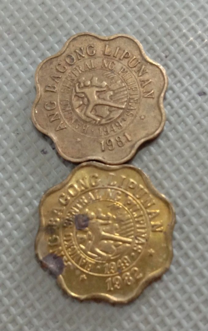 Year set of 5 Sentimo Philippine coins, Hobbies & Toys, Memorabilia & Collectibles, Currency on ...