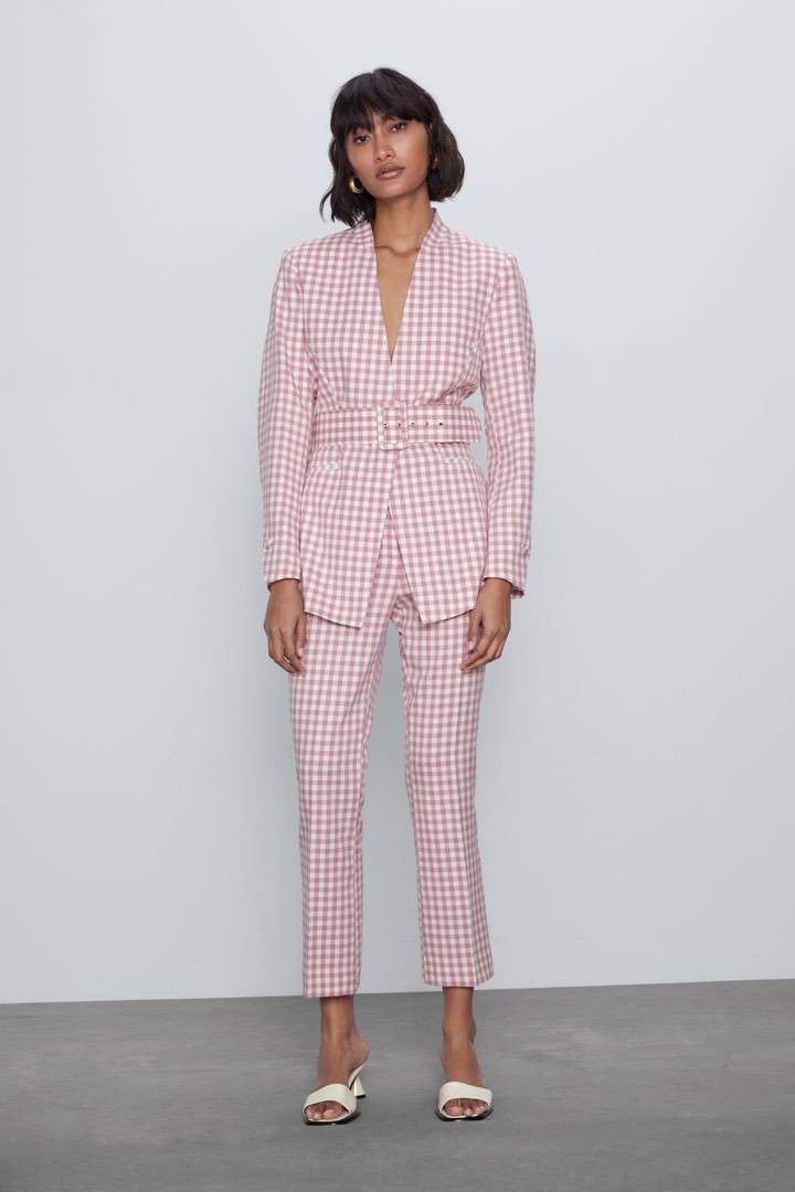Zara Belted Blazer Set Womens Fashion Dresses And Sets Sets Or