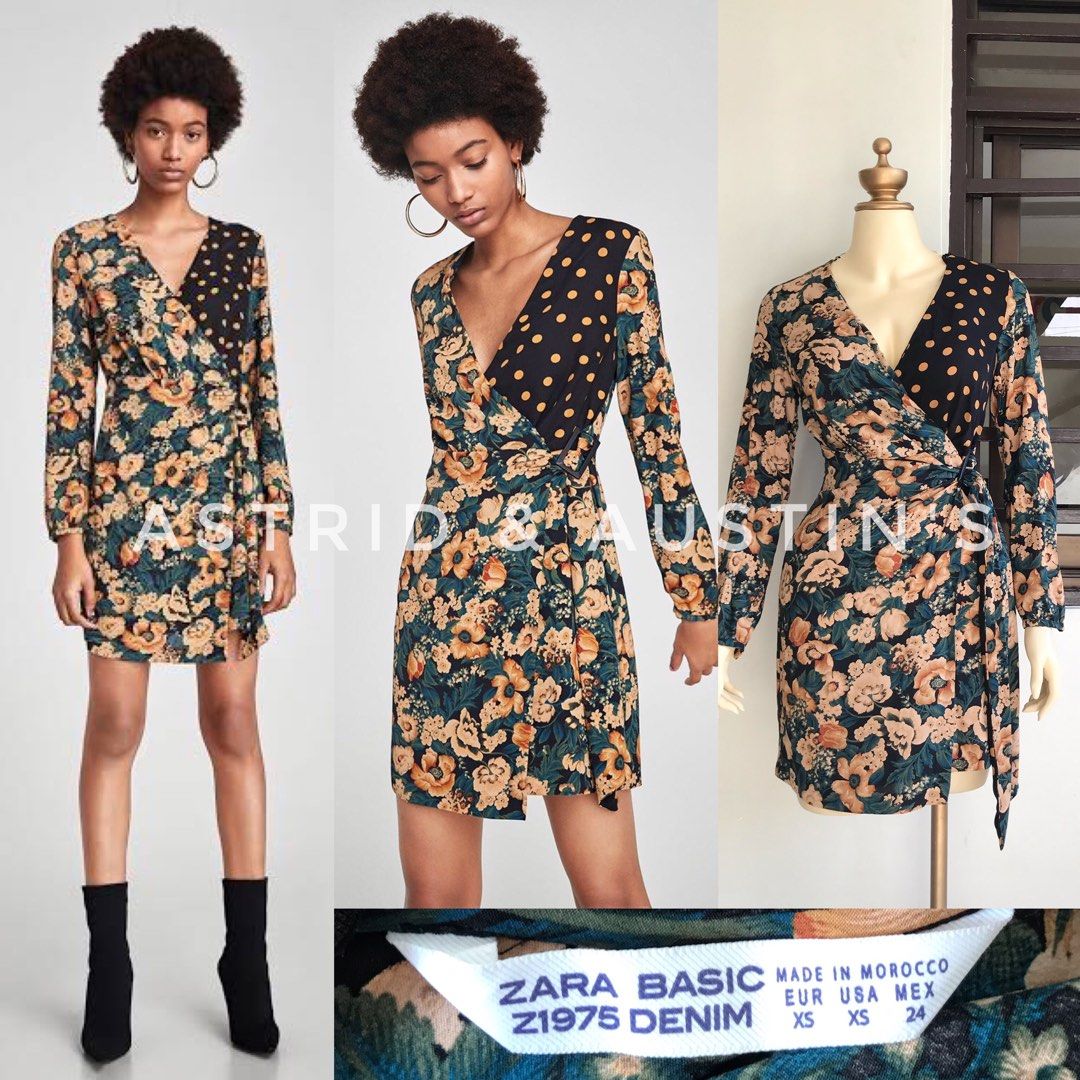 ZARA floral dress, Women's Fashion, Dresses & Sets, Dresses on Carousell