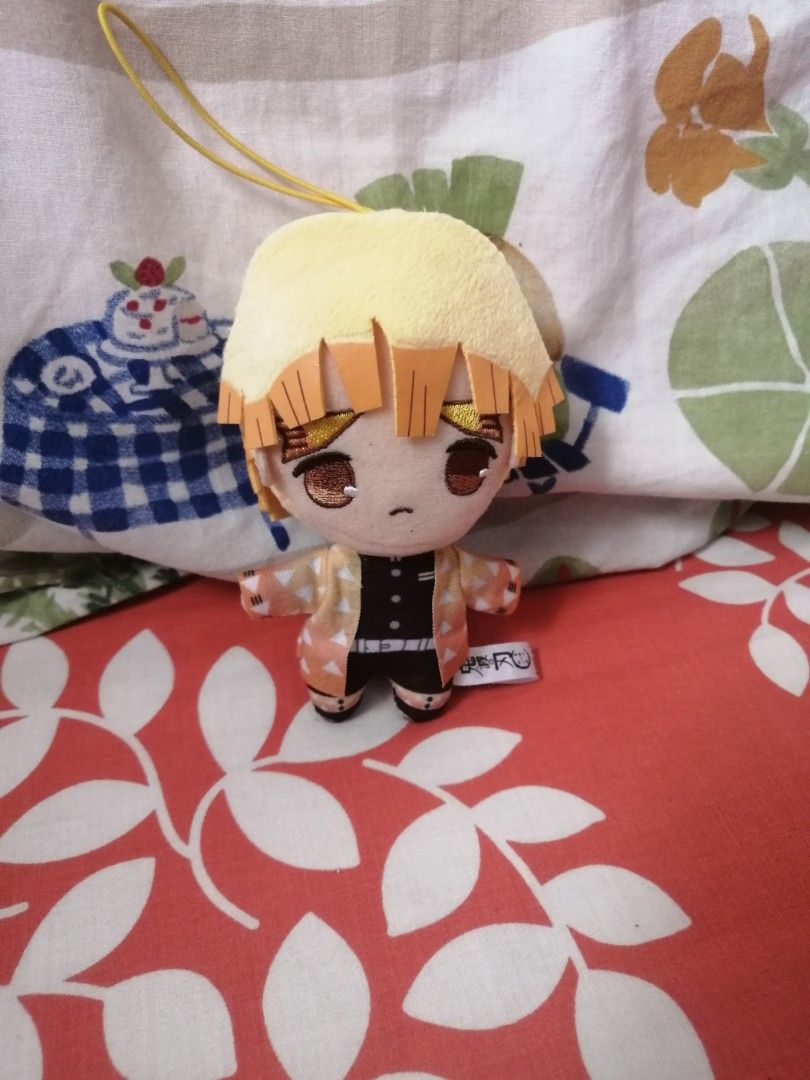 Zenitsu (Demon Slayer) plushie charm, Hobbies & Toys, Toys & Games on ...