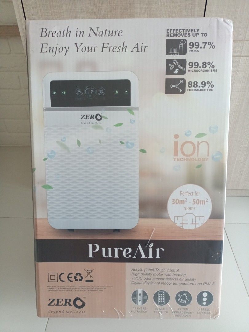 Zero Health PureAir Air Purifier, TV & Home Appliances, Air Purifiers ...