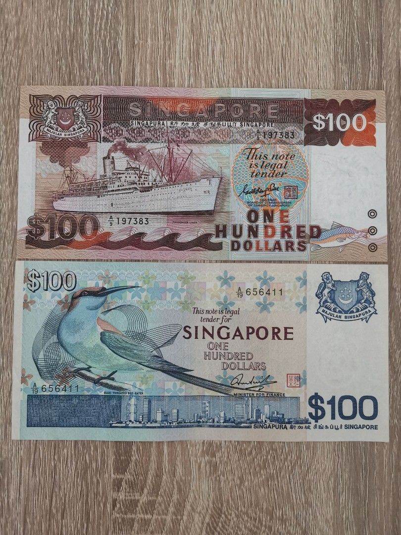 $100 Ship & Bird Series Paper Banknote, Hobbies & Toys, Memorabilia ...