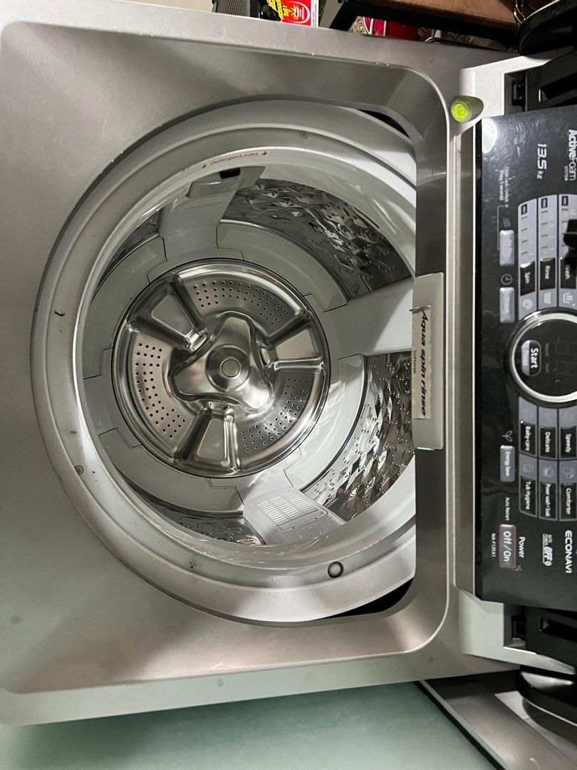 13.5 kg Top Load Washing Machine Panasonic NA-F135X1 Econavi Active ...