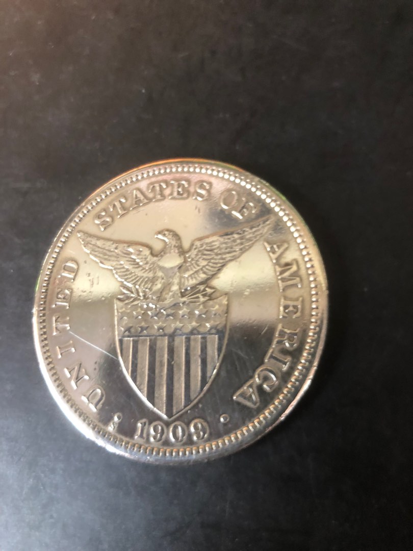 1909-S 1 peso USPI coin, Hobbies & Toys, Memorabilia & Collectibles ...