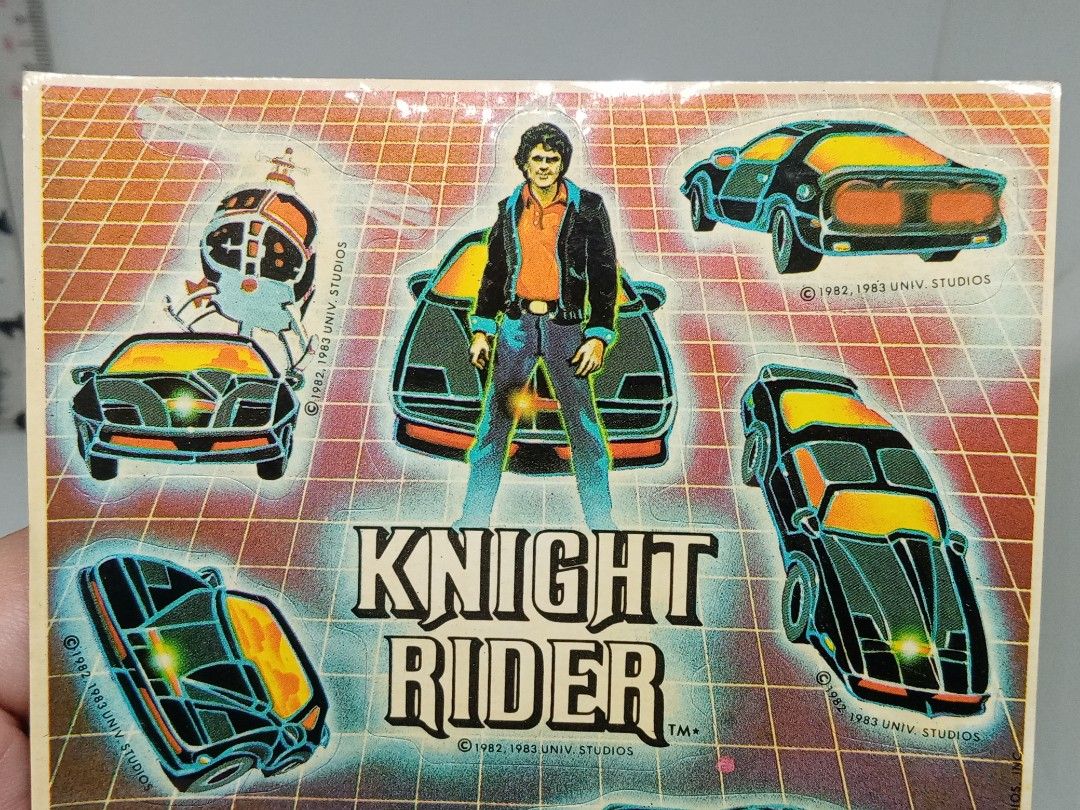 1982,1983 Knight Rider Sticker Universal Studios, Hobbies & Toys ...
