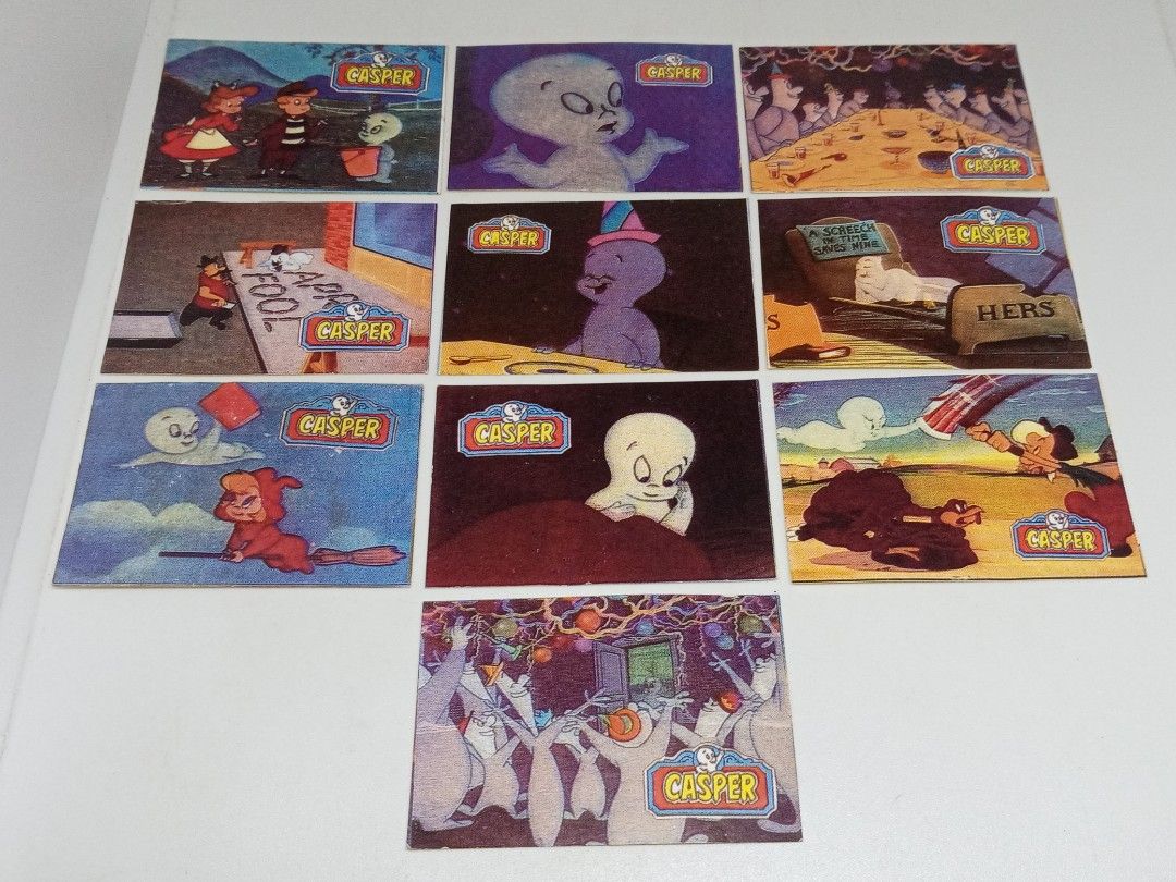 1990s Casper Sticker Set Half Size (No Doubles), Hobbies & Toys ...