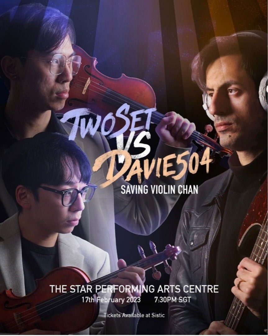1 x Twoset violin ticket, Tickets & Vouchers, Event Tickets on Carousell