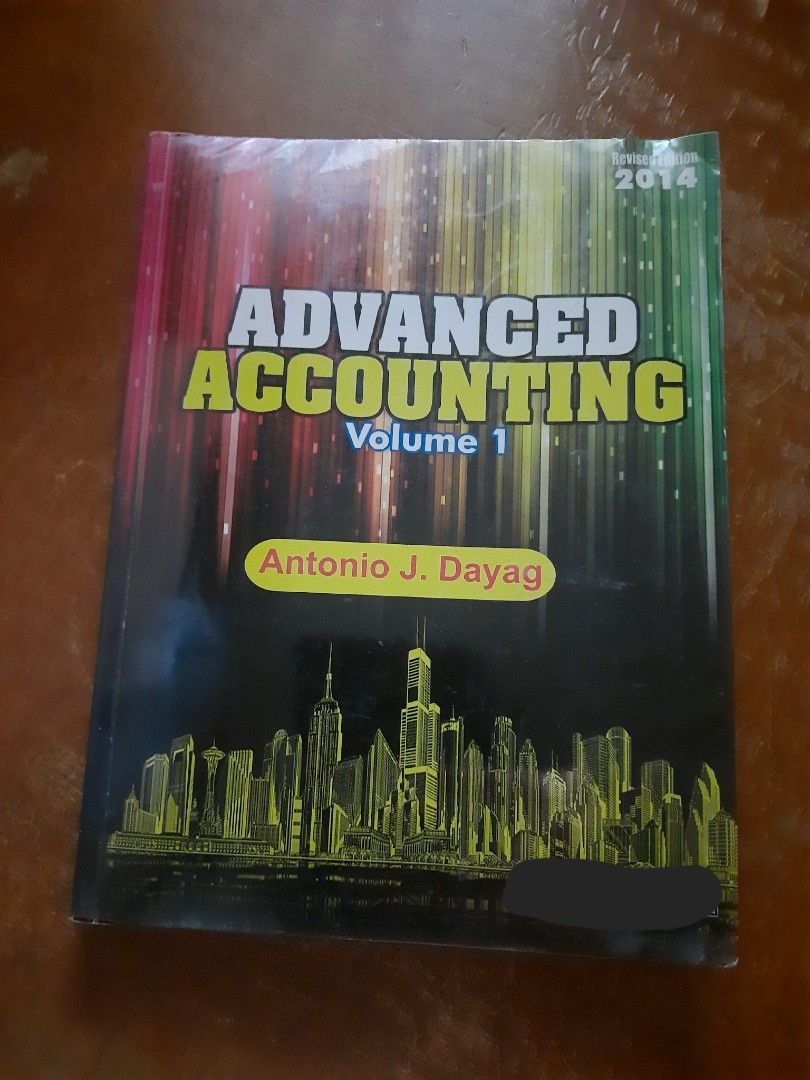 2014 Advanced Accounting by Antonio Dayag Vol1, Hobbies & Toys, Books & Magazines, Textbooks on ...