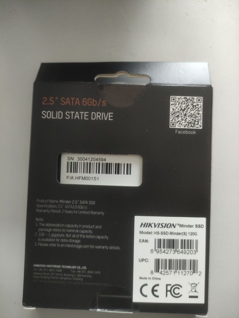 2.5" sata ssd hikvision, Computers & Tech, Parts & Accessories, Hard ...