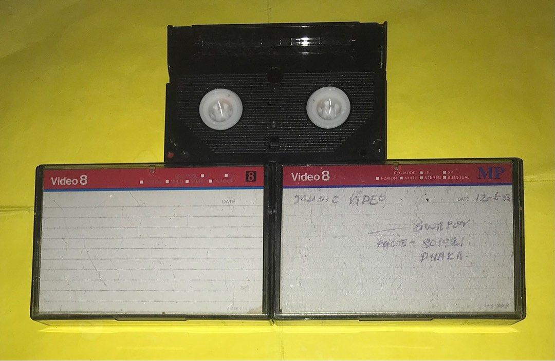 3 SONY VIDEO 8 (STANDARD) 8MM VIDEO CASSETTE, Hobbies & Toys, Music ...