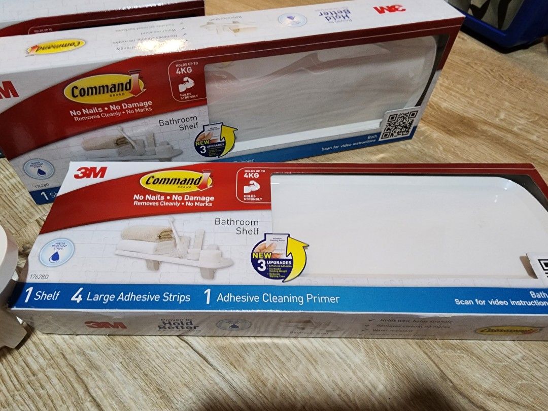 3M Command Shelf and Basket Set, Furniture & Home Living, Bathroom ...