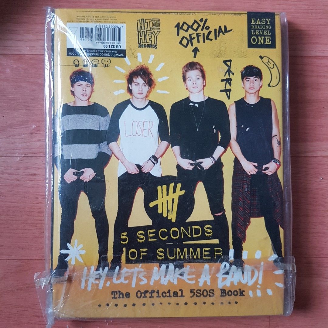 5SOS Hey, Let's Make A Band! Official Book, Hobbies & Toys, Books ...