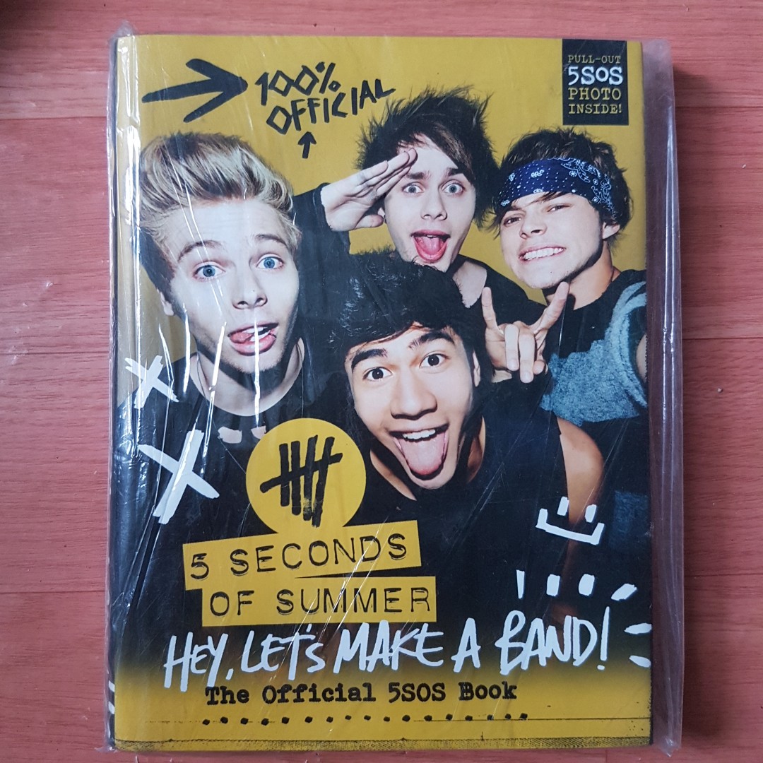 5SOS Hey, Let's Make A Band! Official Book, Hobbies & Toys, Books ...