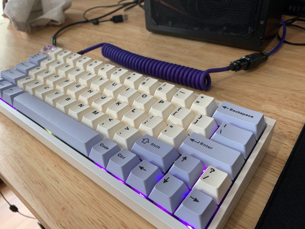 60% CUSTOM KEYBOARD KBD FANS AND COILED CABLE, Computers & Tech, Parts ...