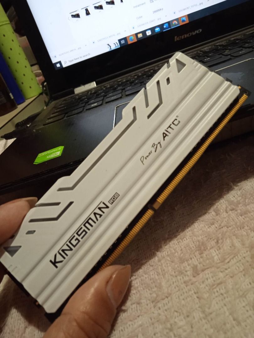 8GB DDR4 3200Mhz AIT Kingsman RAM White High Quality Desktop Memory ...
