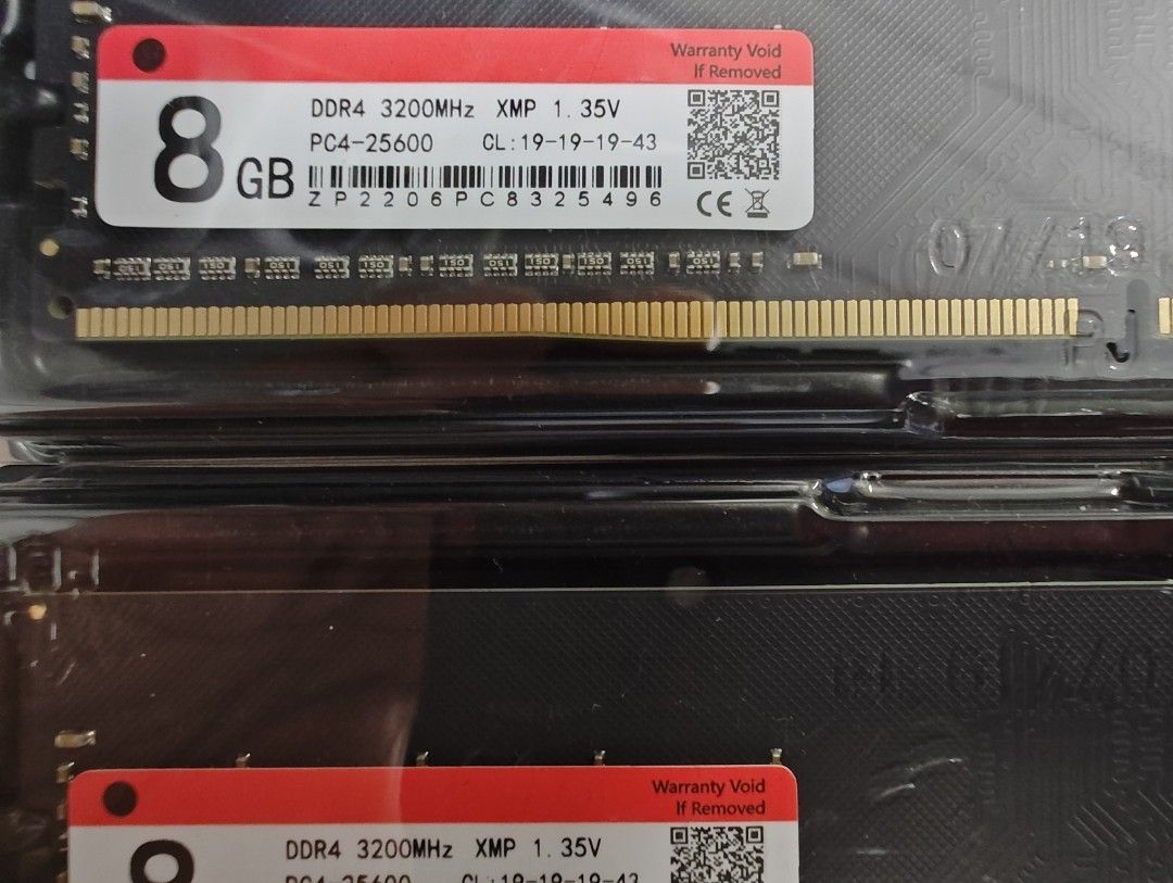8GB Ram DDR4 3200 Desktop x 2, 電腦＆科技, 電腦周邊及配件, 電腦周邊產品 - Carousell