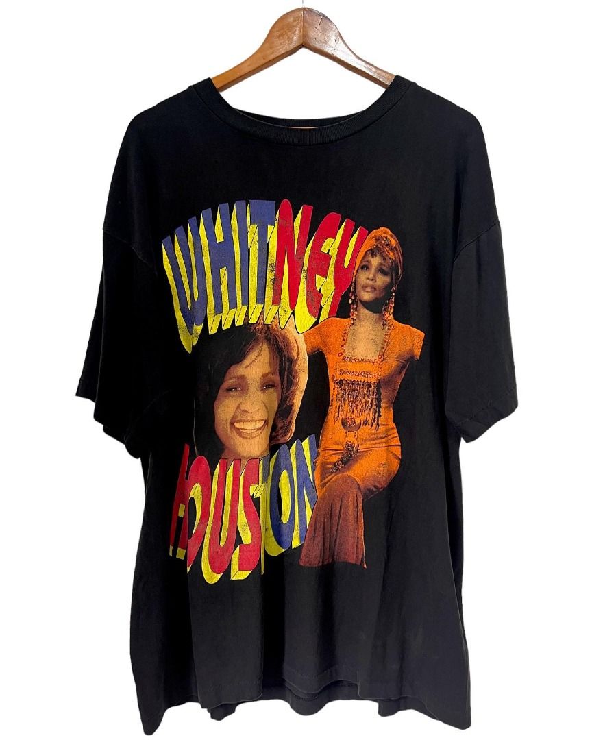 90s WHITNEY HOUSTON BOOTLEG RAP TEE, Hobbies & Toys, Memorabilia & Collectibles, Vintage ...