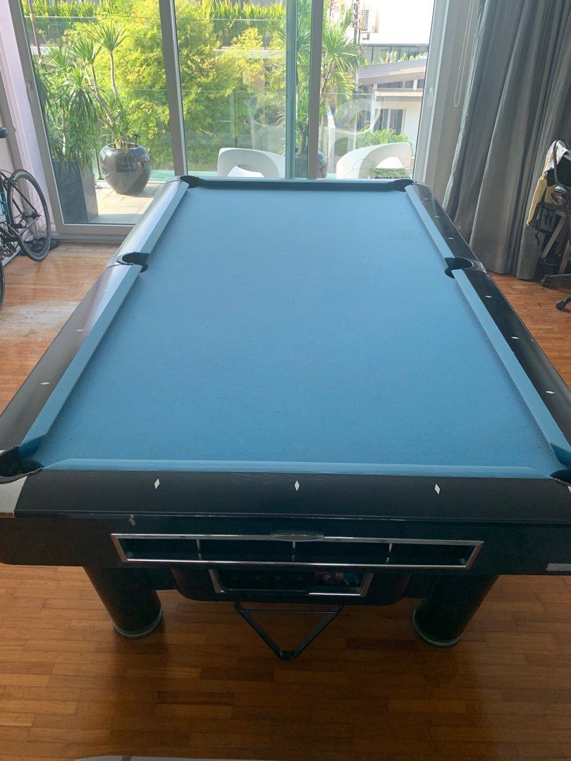 9 Feet Billiards Table, Sports Equipment, Sports & Games, Billiards ...