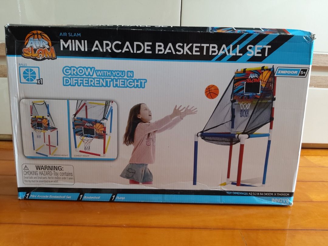 迷你籃球架 mini indoor basketball set, 興趣及遊戲, 玩具 & 遊戲類 - Carousell