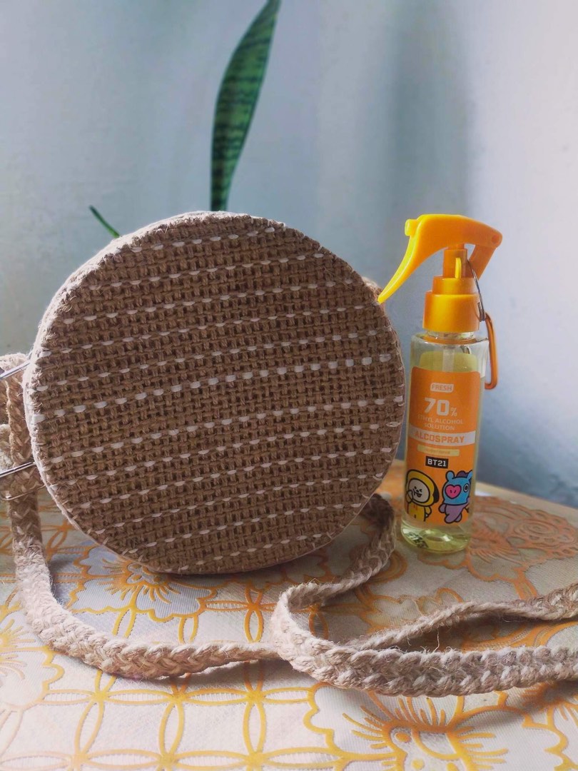 Abaca Bag Round, Women's Fashion, Bags & Wallets, Cross-body Bags on ...