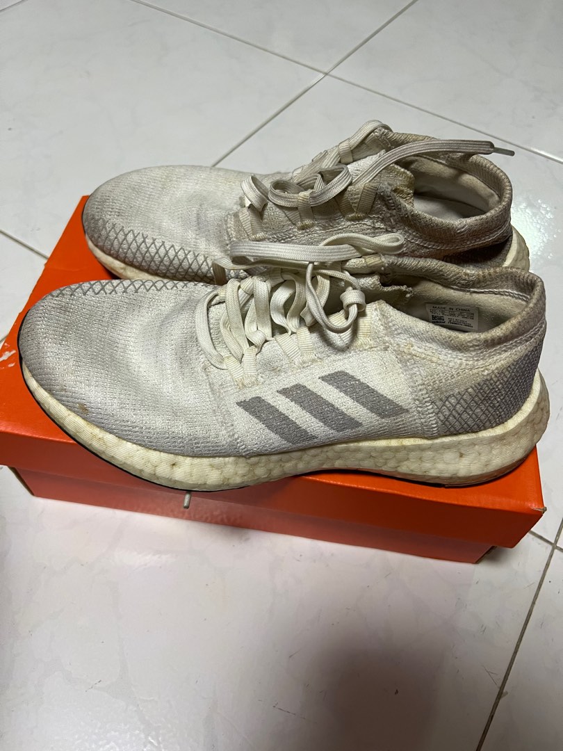 Adidas white sports shoe, Women's Fashion, Footwear, Sneakers on Carousell