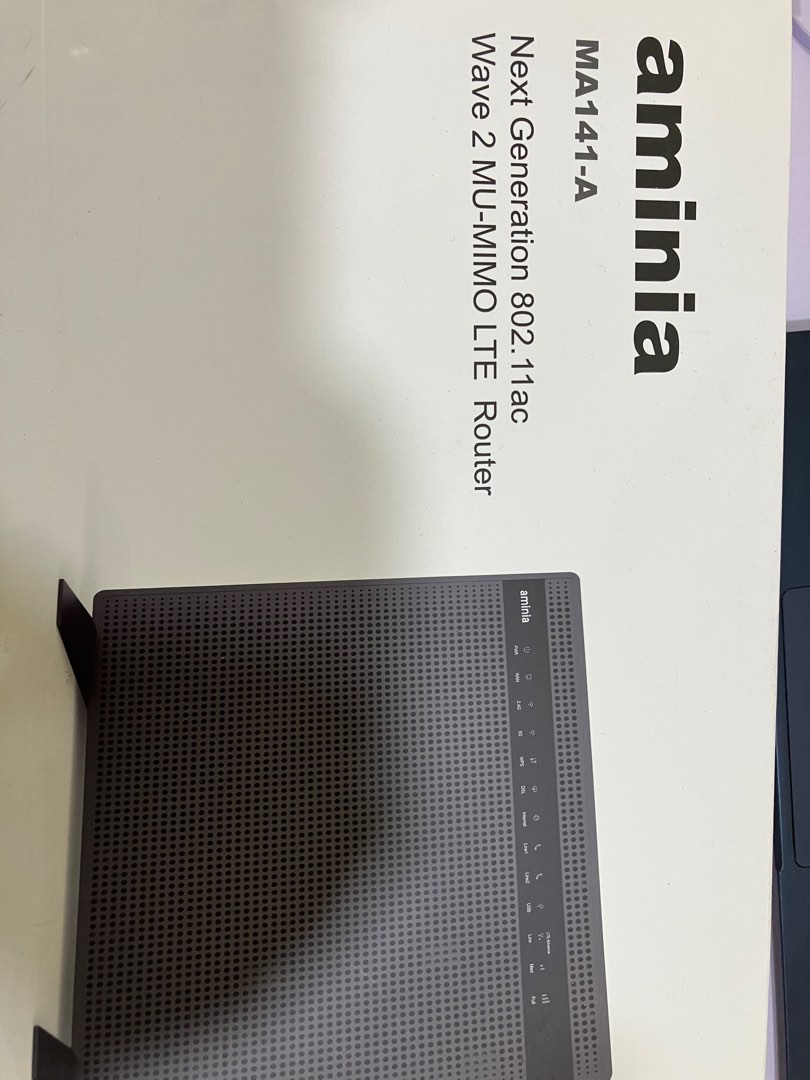 Aminia MA141-A (NEW) New Generation 802.11ac Wave2 Mu-MImO LTE Router ...