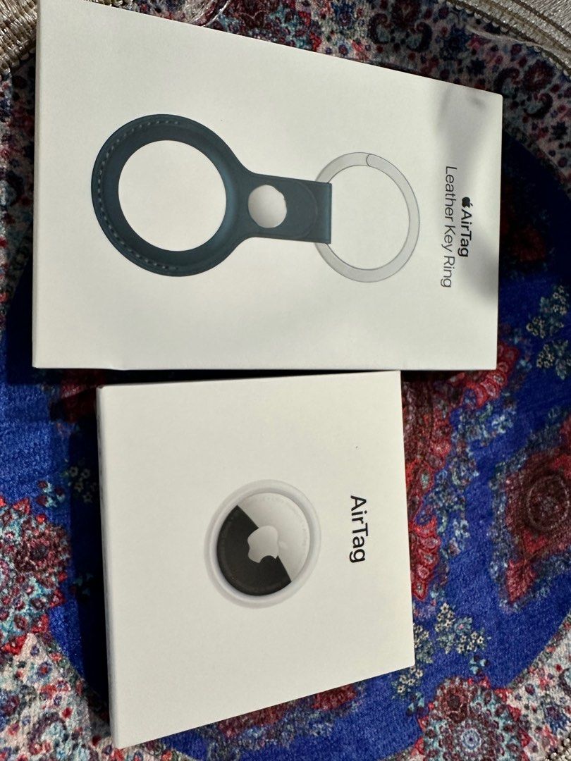 Apple Air Tag and Leather Key Ring, Mobile Phones & Gadgets, Mobile ...