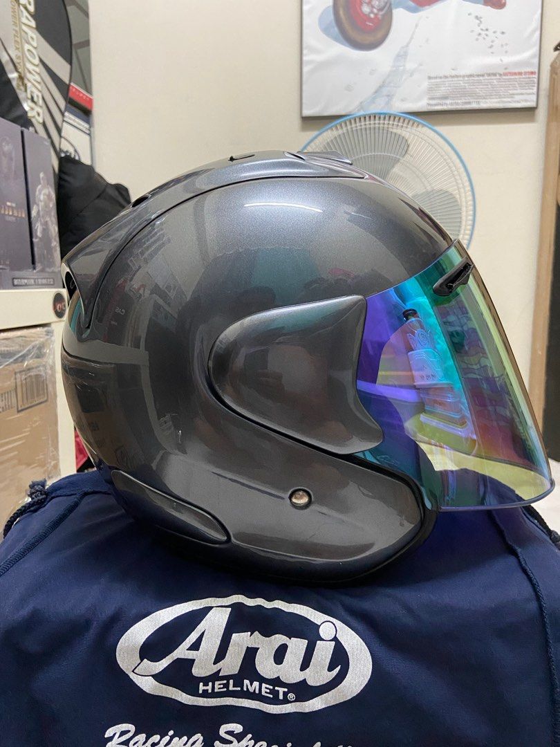 Arai ram 3 grey, Motorbikes on Carousell