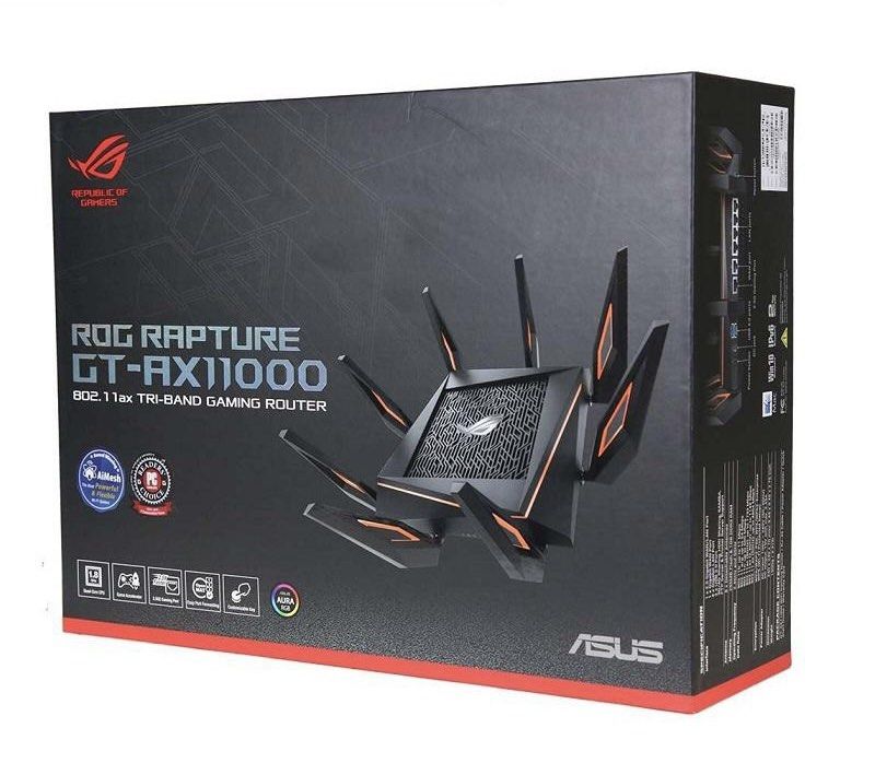 ASUS ROG GT-AX11000 WiFi-6 Router, Computers & Tech, Parts ...