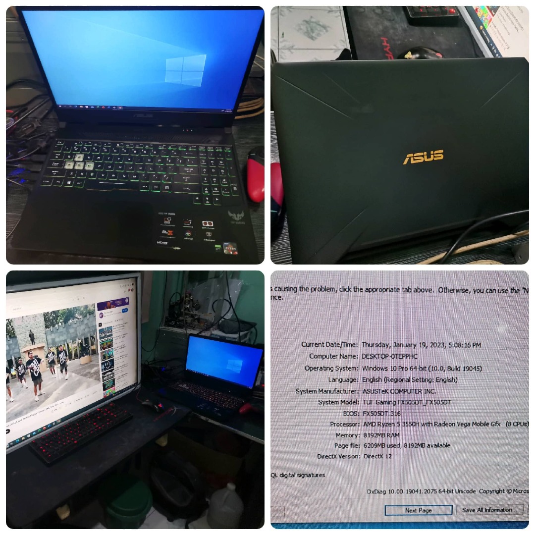 Asus TUF Ryzen Gaming Laptop Swap Trade Nintendo Switch Xbox ps4 ...