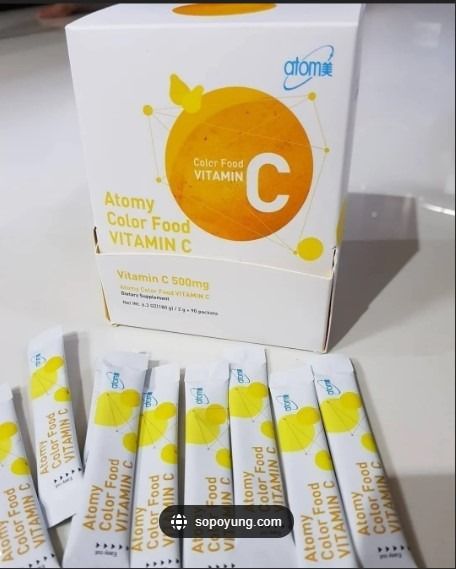 Atomy Color Food Vitamin C (2g x 90 packs) / Halal Certified ...
