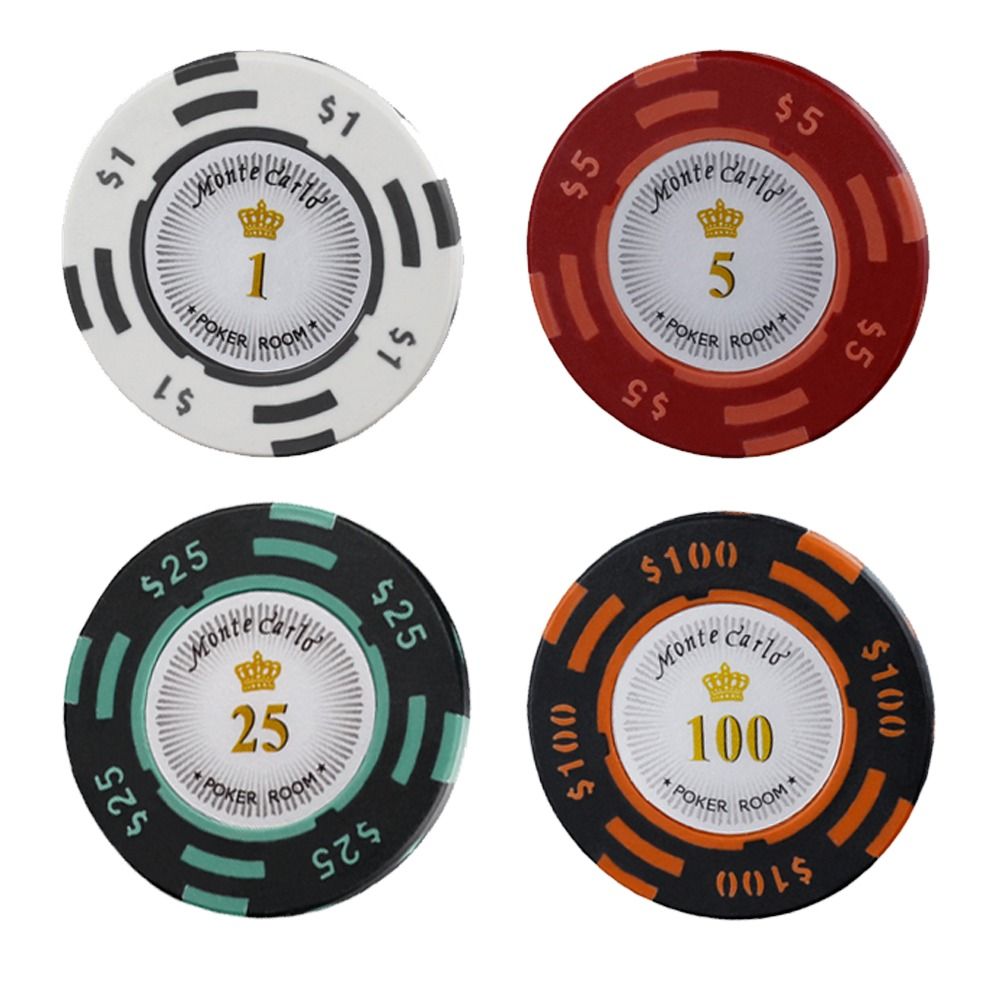 [SAME DAY DELIVERY] Monte Carlo Room 300/500 Pcs Poker Chips Texas ...