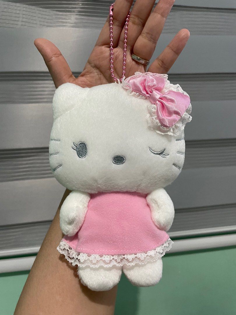 Authentic Sanrio Hello Kitty Plush (with sanrio freebies), Hobbies ...