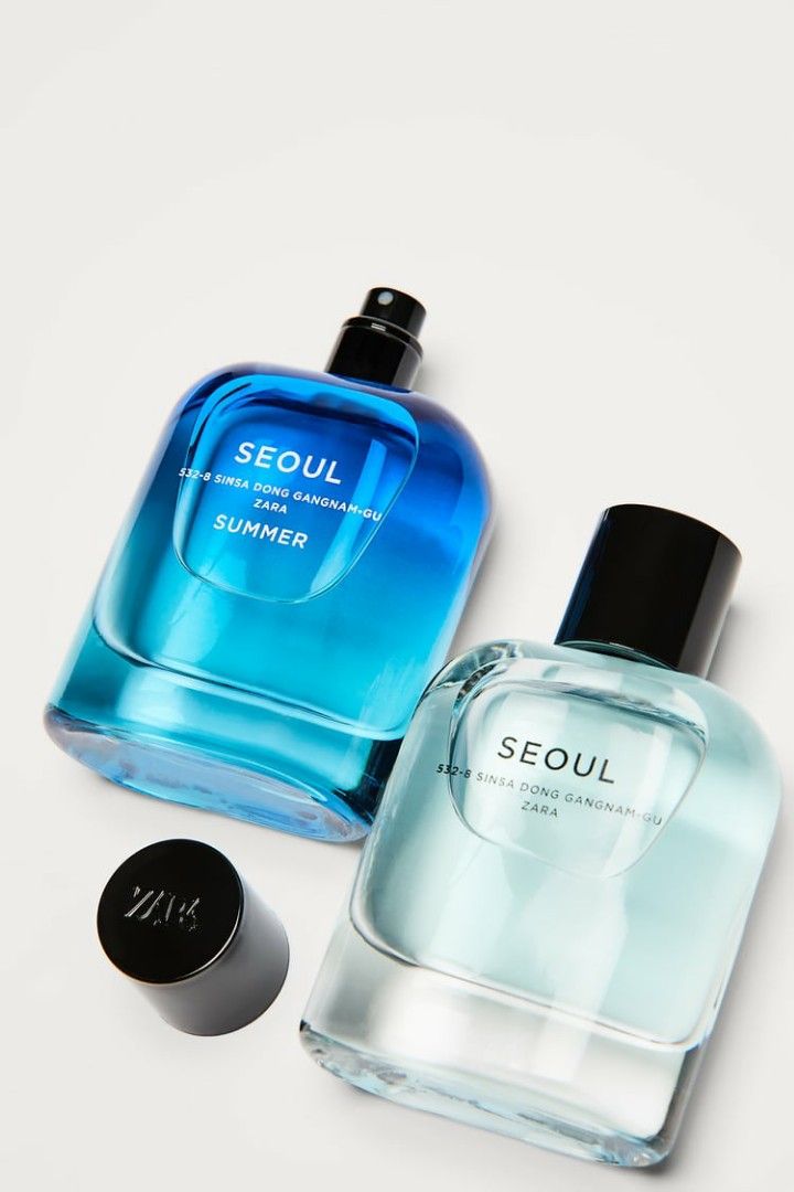 AUTHENTIC ZARA MAN PERFUME SEOUL and SEOUL SUMMER 100mlx2., Beauty & Personal Care, Fragrance ...