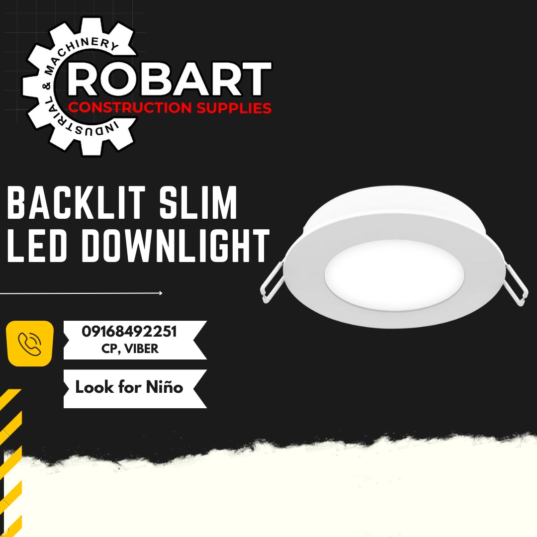 Backlit Slim LED Downlight, Commercial & Industrial, Construction Tools ...