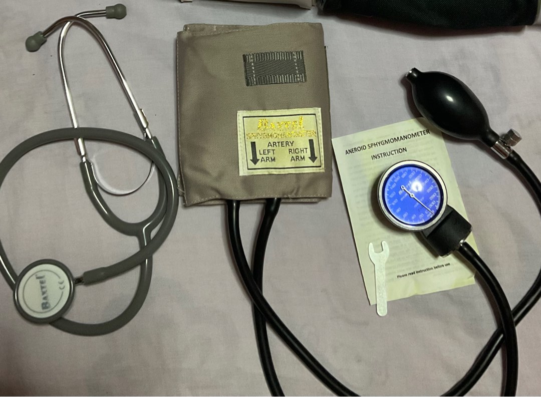 Baxtel Stethoscope and Sphygmomanometer, Health & Nutrition, Health ...