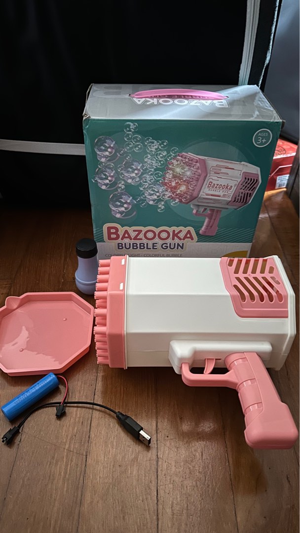 Bazooka Bubble Gun, Hobbies & Toys, Toys & Games on Carousell