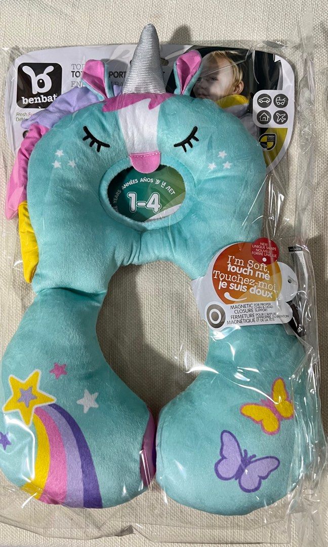 Benbat Total Support Headrest – Unicorn (1-4 Years), Babies & Kids ...