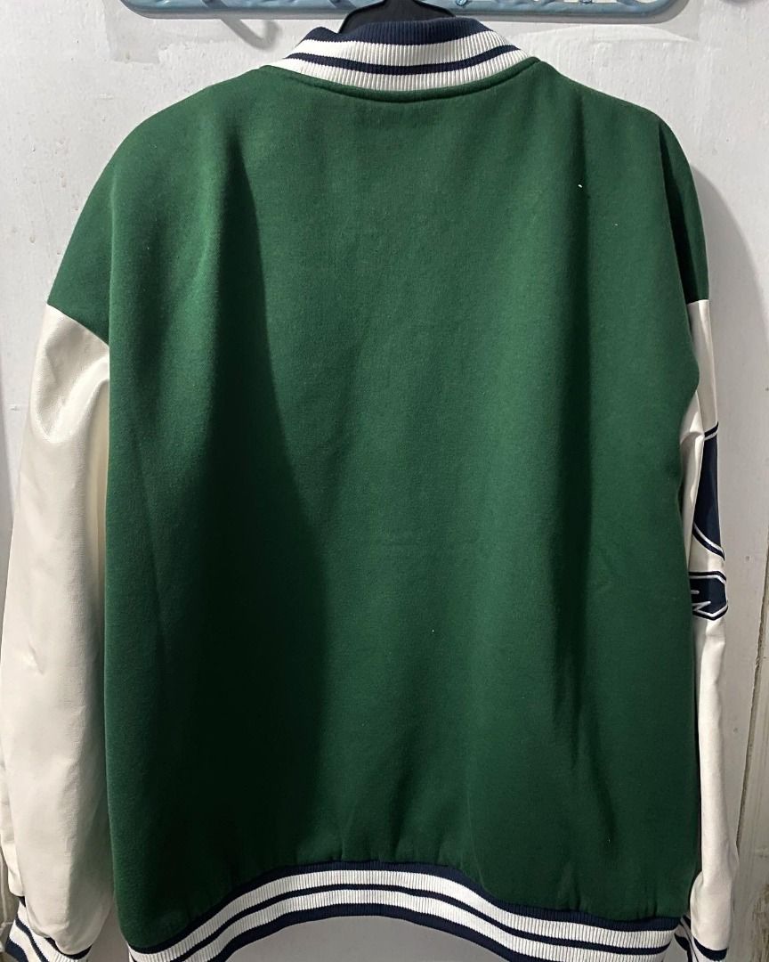 Bench Varsity Jacket - Green, Men's Fashion, Coats, Jackets and ...