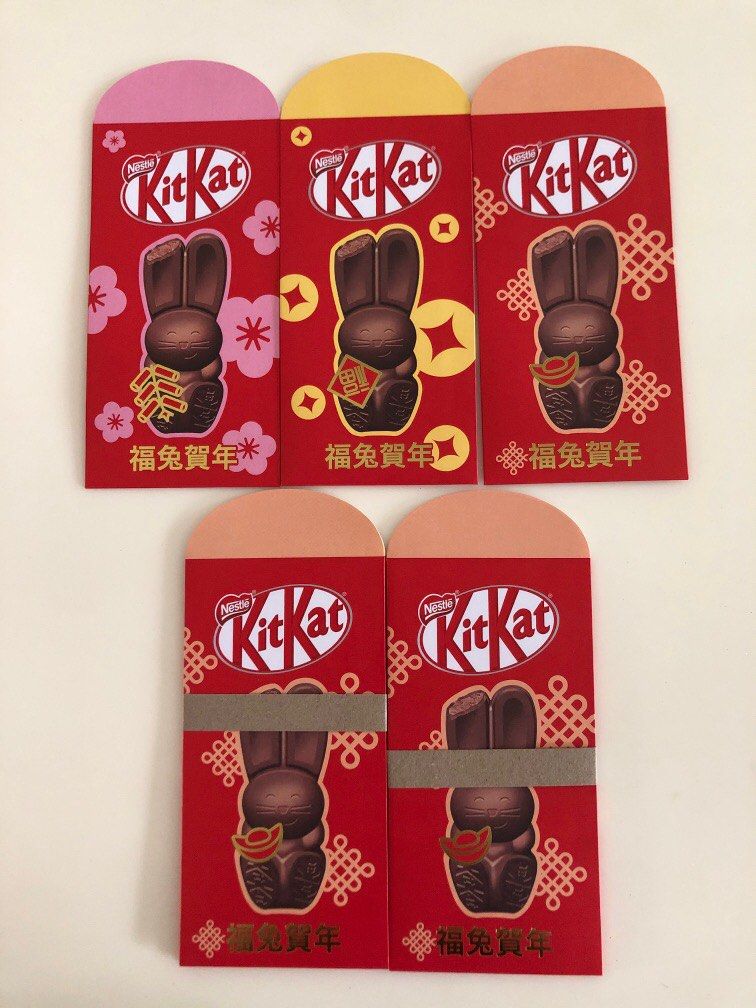 BN Kit Kat Bunny Red Packet, Everything Else on Carousell
