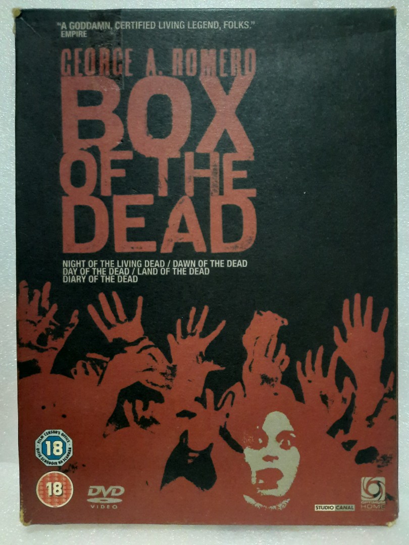BOX OF THE DEAD - George Romero [DVD BOXSET], Hobbies & Toys, Music & Media, CDs & DVDs on Carousell
